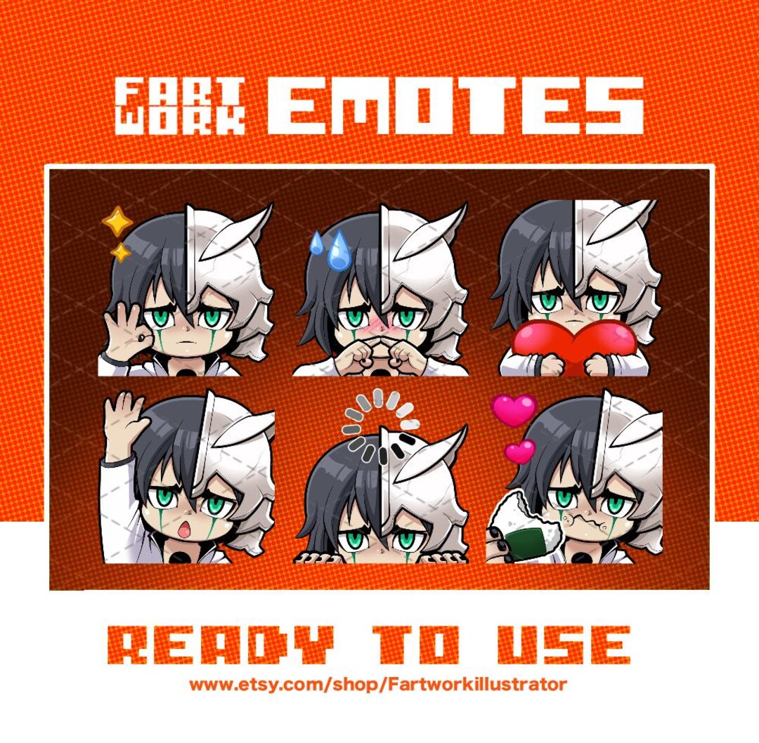 Shinigami Demon Chibi Twitch Emotes and Kick Emotes - Etsy