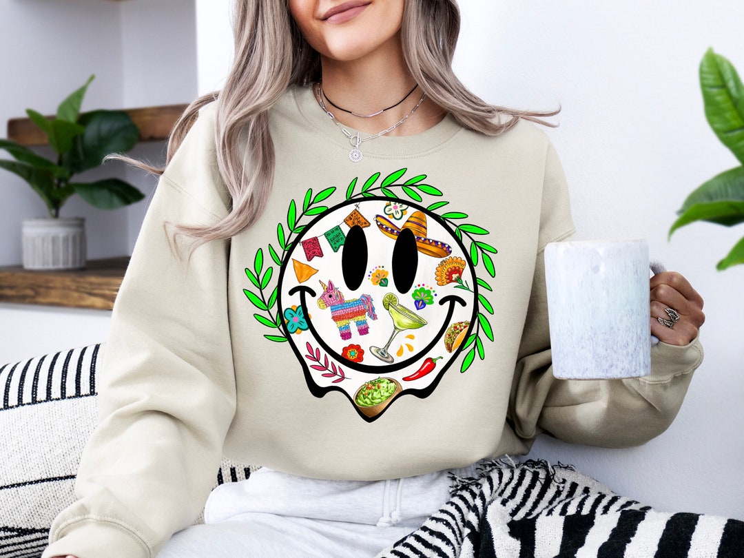 Mexican Smiley Face Png Sublimation Design Download, Cinco De Mayo Png ...