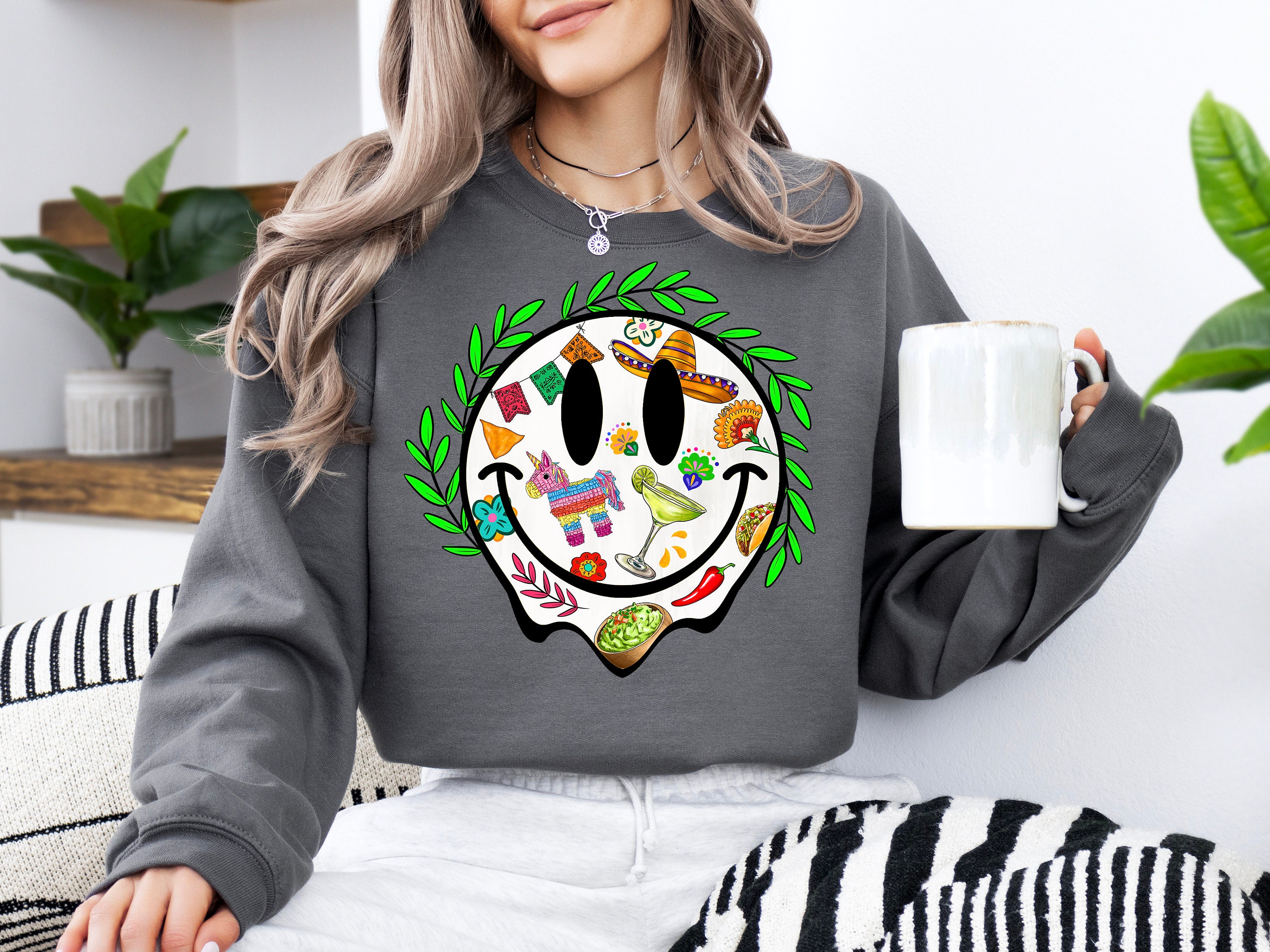 Mexican Smiley Face Png Sublimation Design Download, Cinco De Mayo Png ...