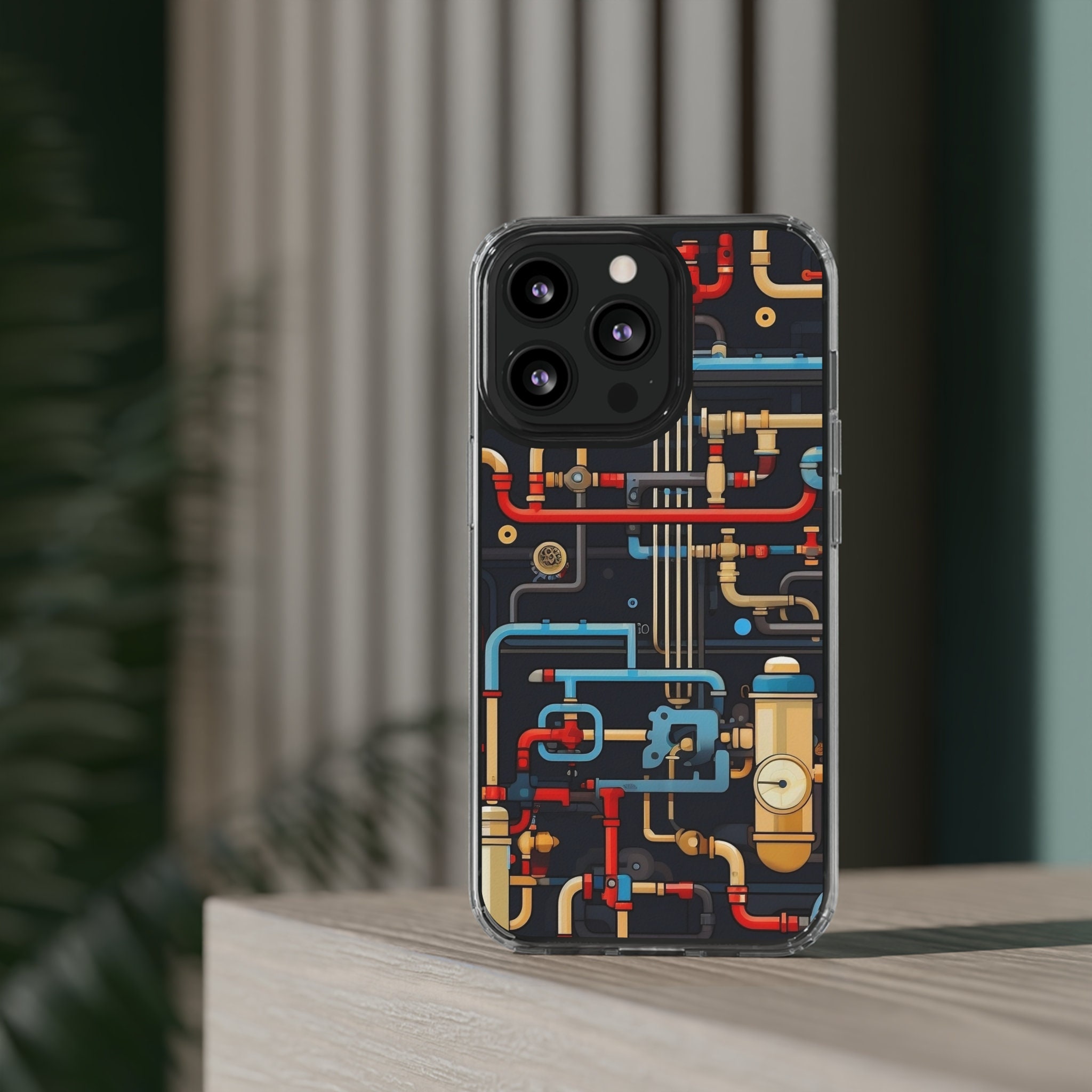 Mechanical Engineering Themed Piping Clear Cases - Etsy