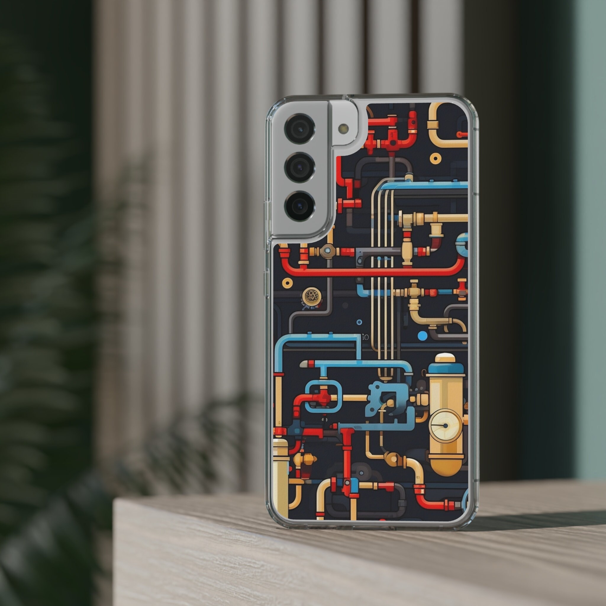 Mechanical Engineering Themed Piping Clear Cases - Etsy