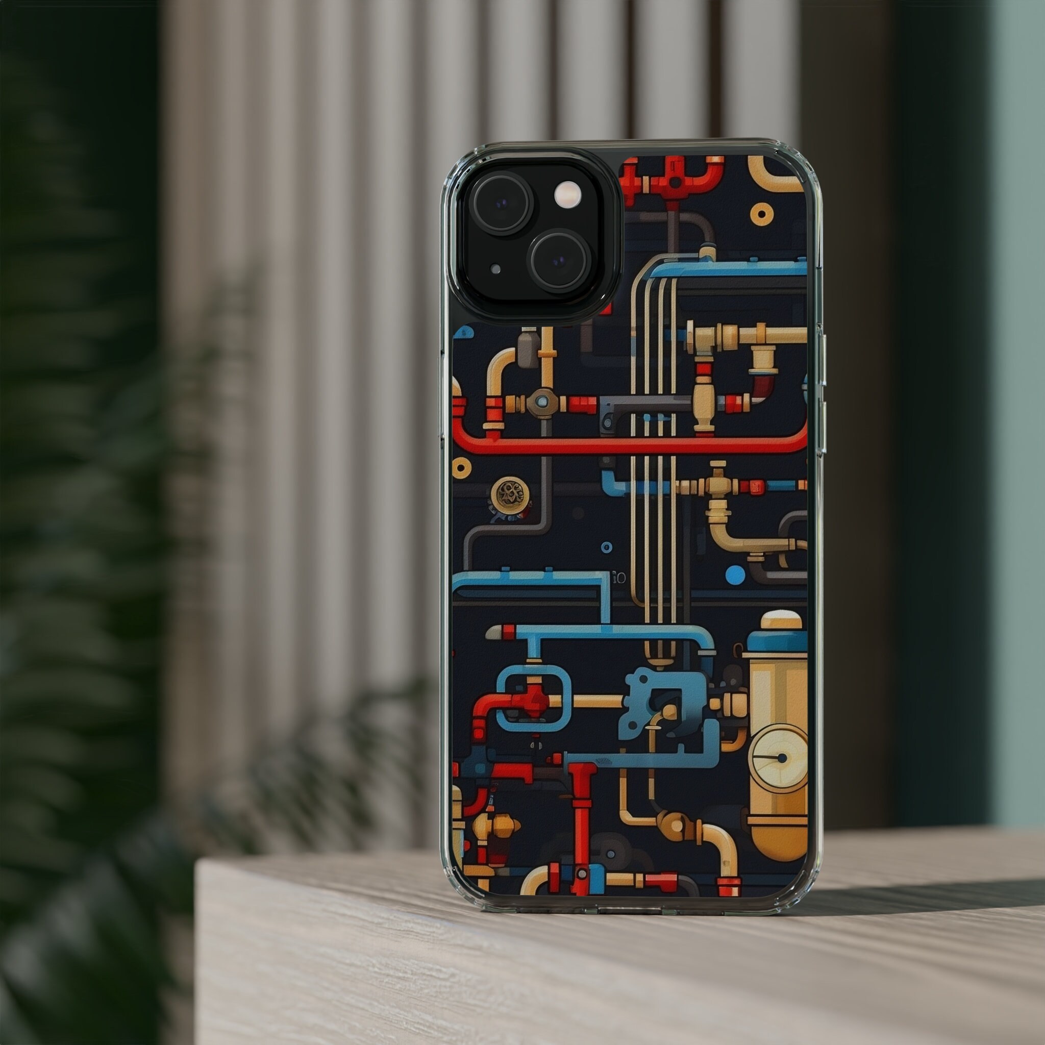 Mechanical Engineering Themed Piping Clear Cases - Etsy