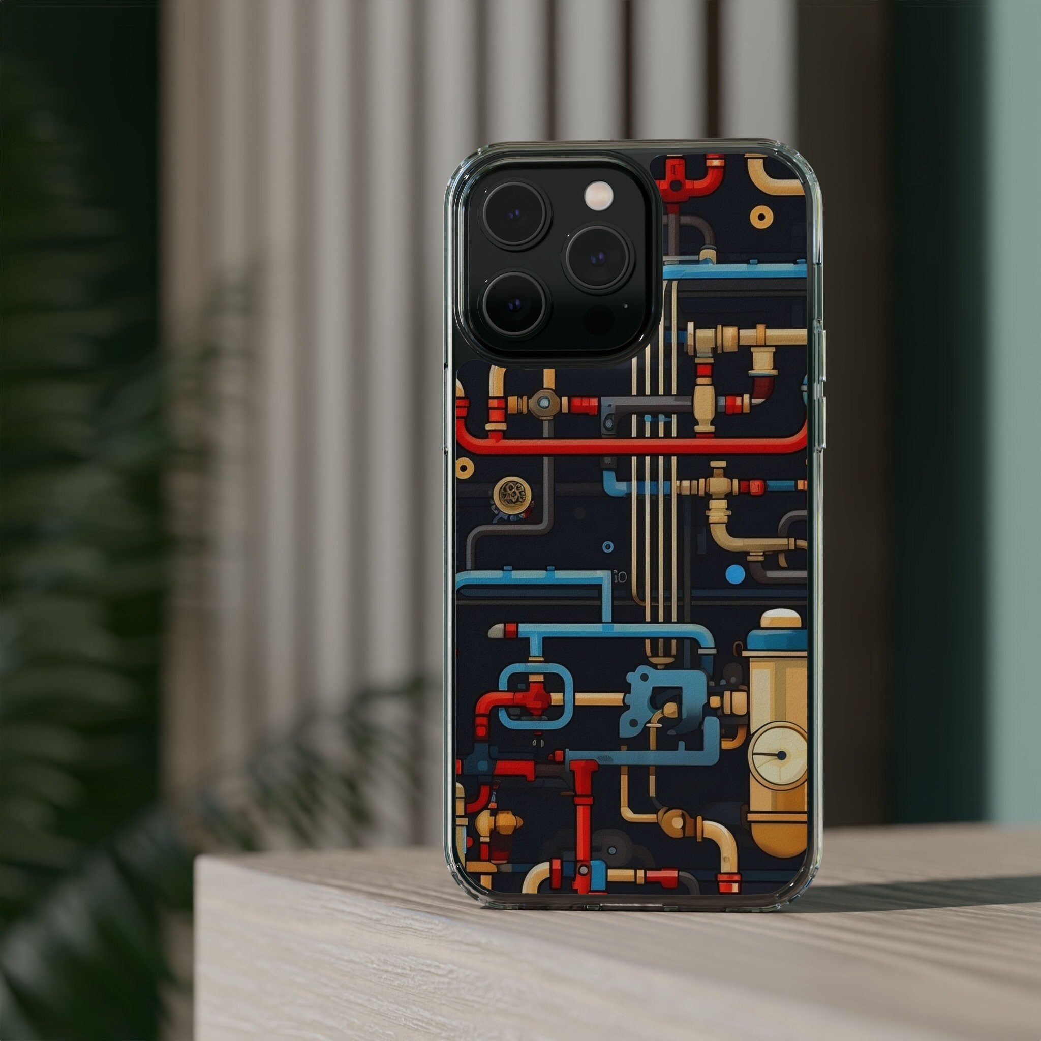 Mechanical Engineering Themed Piping Clear Cases - Etsy