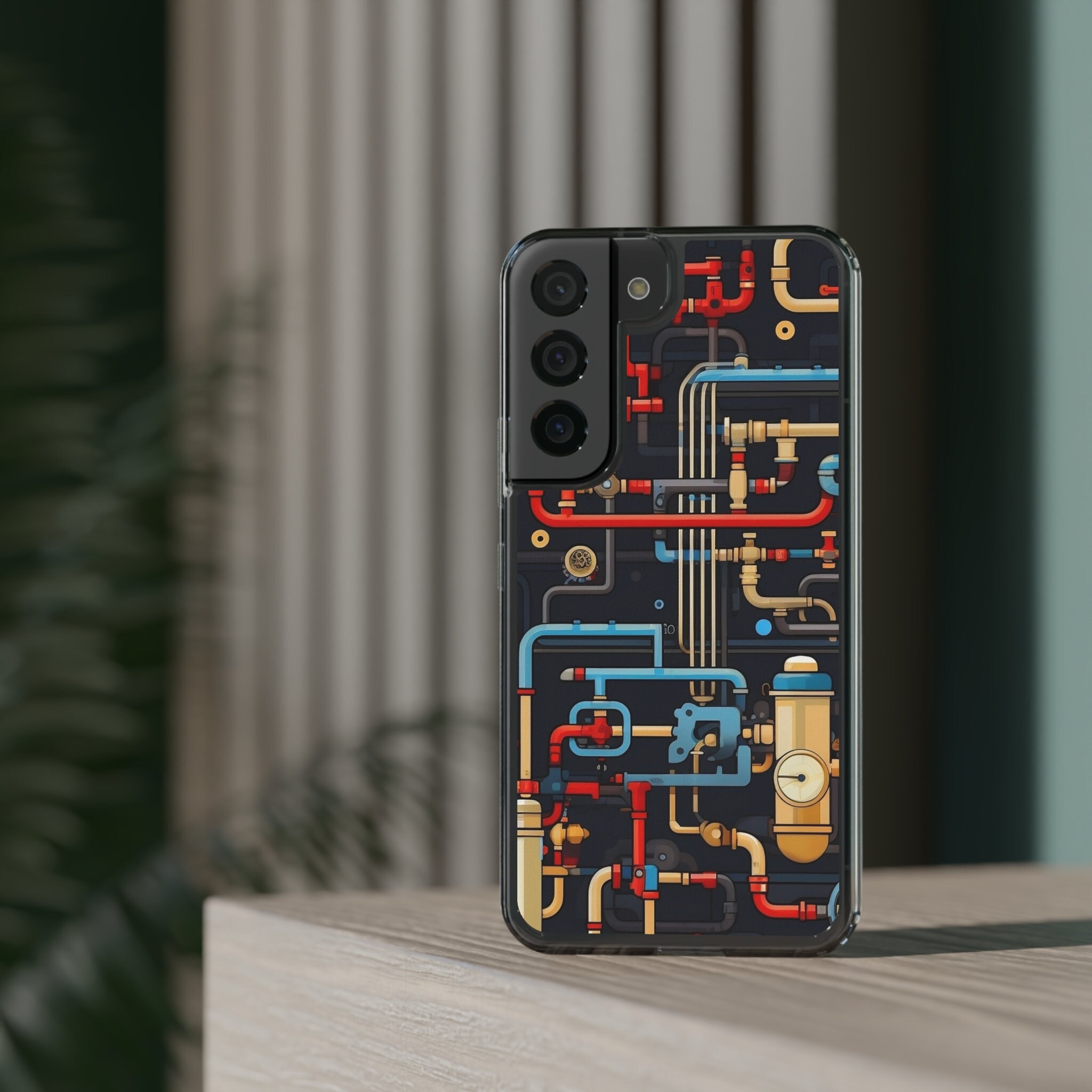 Mechanical Engineering Themed Piping Clear Cases - Etsy