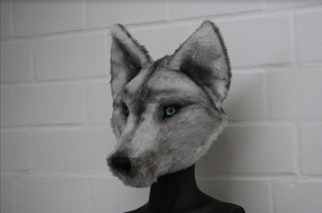Wolf Husky Full Face Mask - Etsy