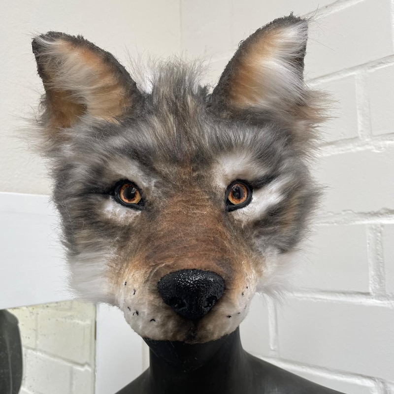 Realistic Wolf Mask - Etsy
