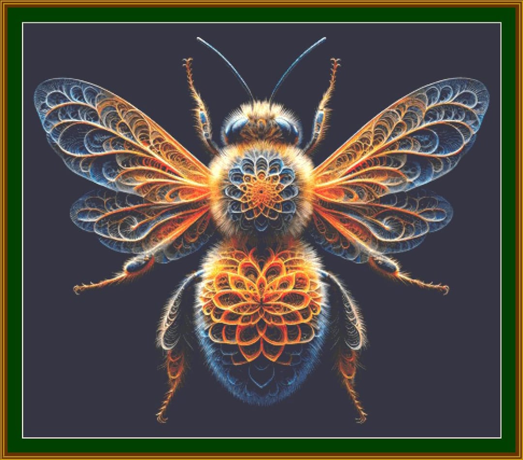 Bee Fractal - Etsy