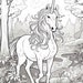 Magical Unicorn Coloring Book, Adult Coloring Book, Unicorns, - Etsy