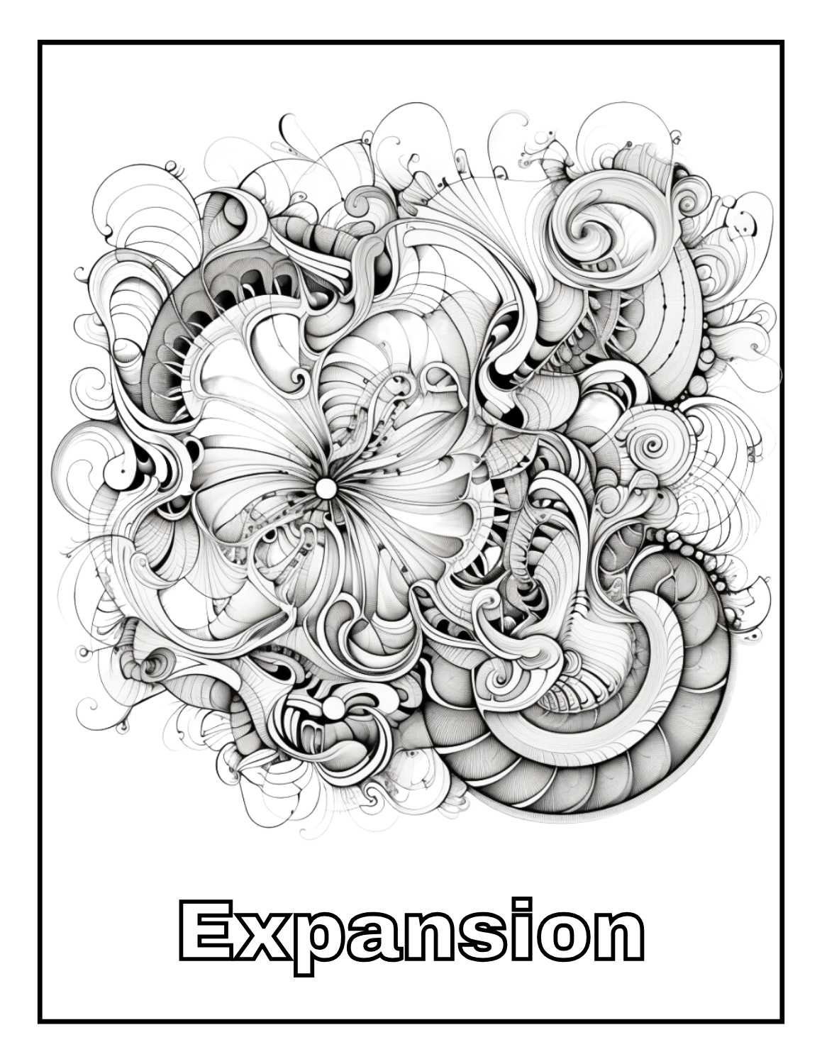 22 Mandalas and Fractals Coloring Book, Fancy Mandalas, Gift Mandalas ...