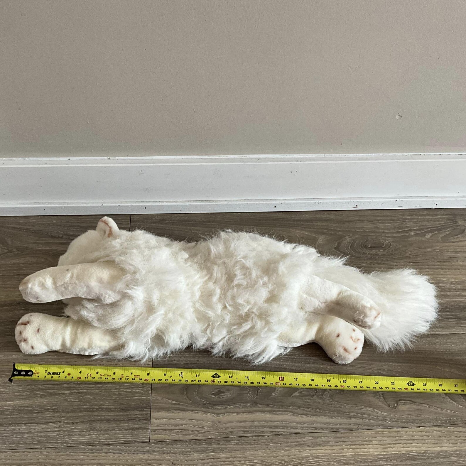 24k Polar Puff White Cat Stuffed Animal Plush Toy 21 - Etsy