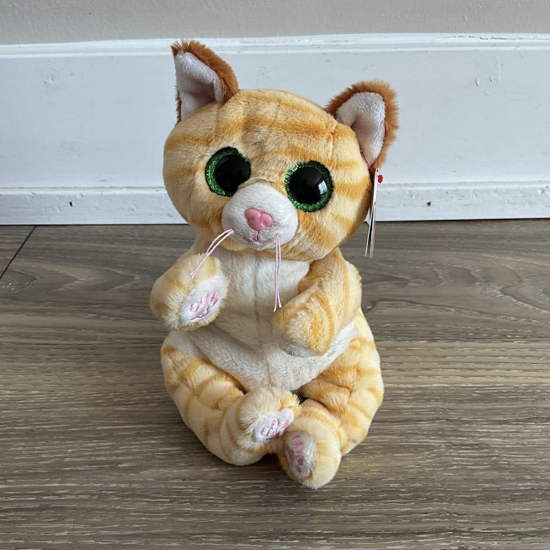 Ty Beanie Ballies 'mango' the Orange Tabby Cat (6 Inch) - Etsy