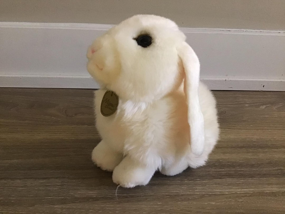 Aurora Miyori White Bunny Rabbit Stuffed Animal Plush Toy 9" - Etsy