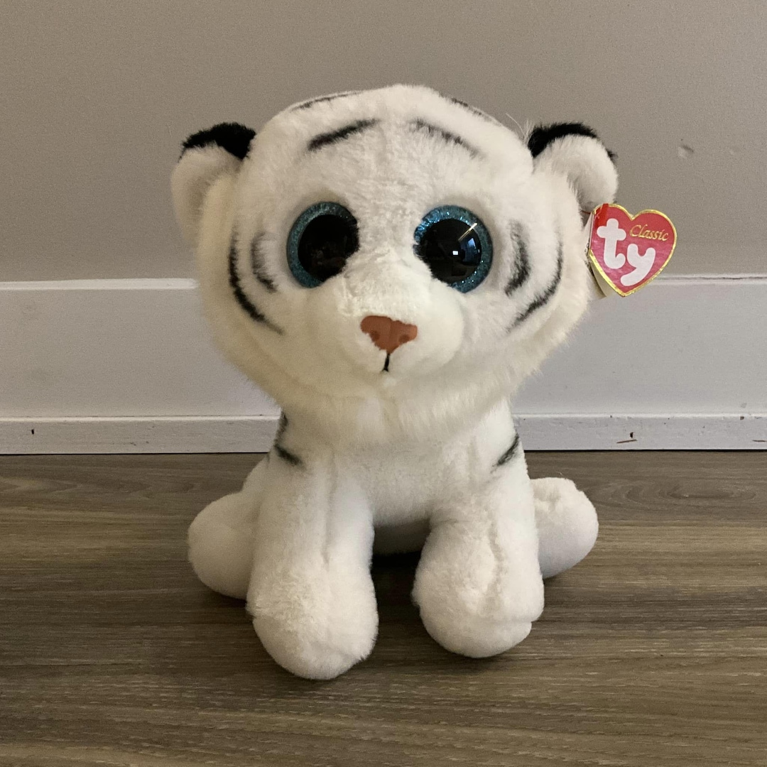 Ty Classic Collection Tundra the Tiger Stuffed Animal Plush Toy 10.5 ...