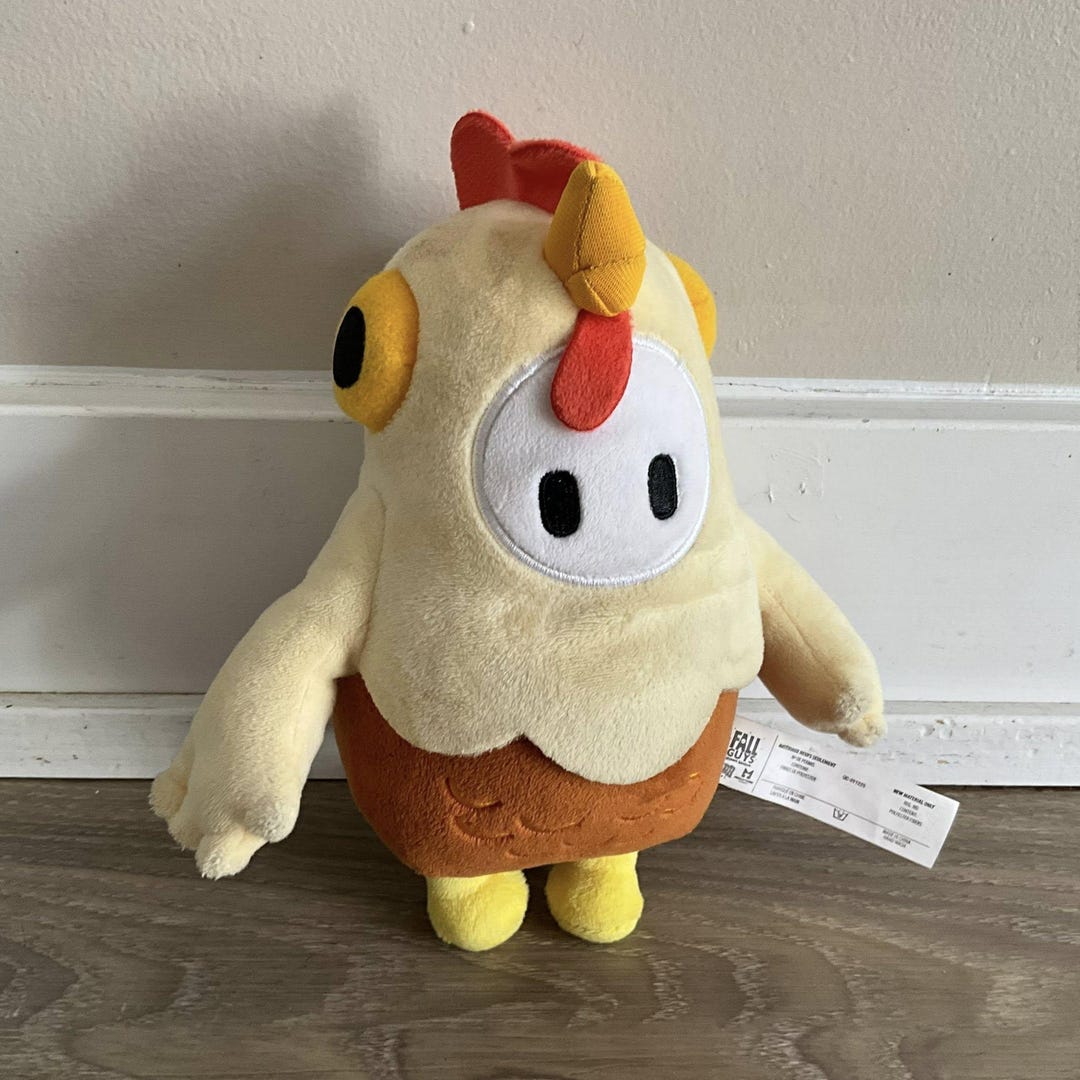 Fall Guys Ultimate Knockout Chicken 8-inch Small Plush Stuffed Animal ...