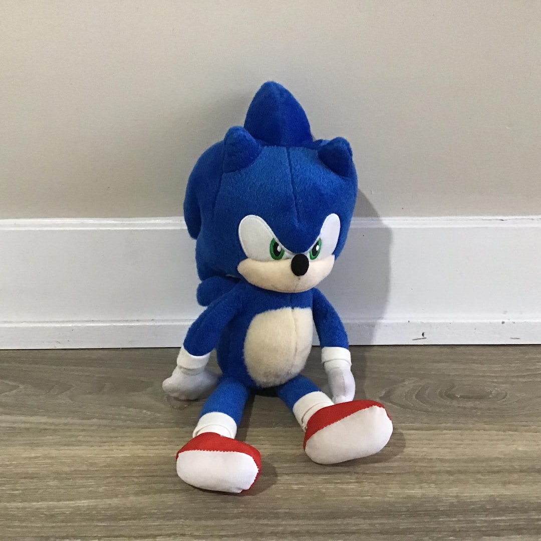 Sonic the Hedgehog Stuffed Animal Plush Toy 17" - Etsy