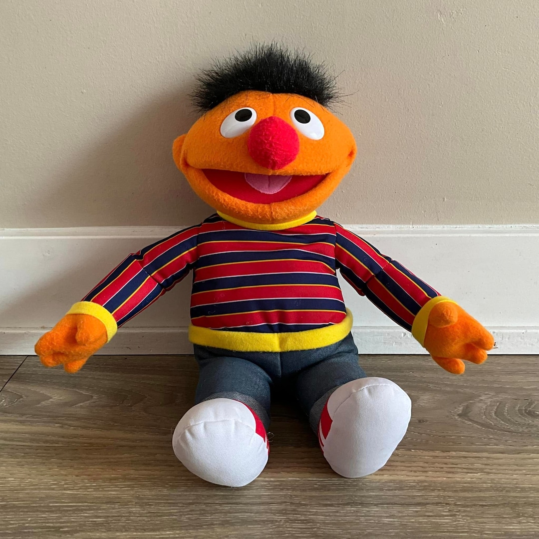 Sesame Street Ernie Stuffed Animal Plush Toy 15.5" - Etsy