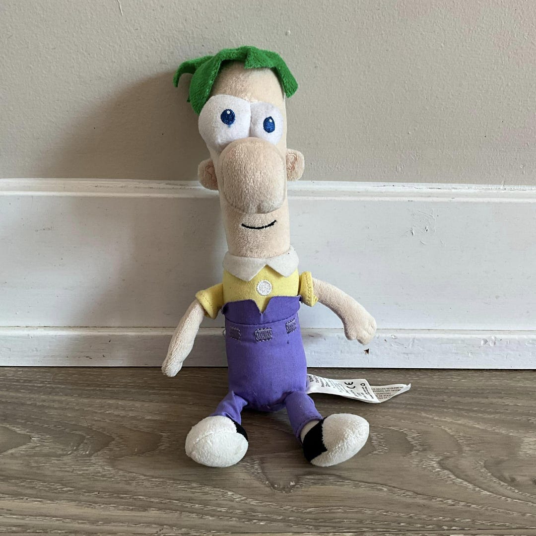 Disney Phineas and Ferb Stuffed Doll Plush Toy 10.5" - Etsy