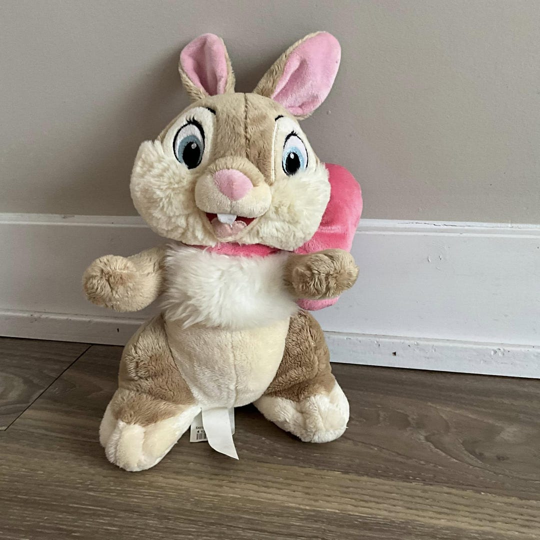 Disney Store Miss Bunny Plush 12" Bambi Thumpers Girlfriend Pink ...