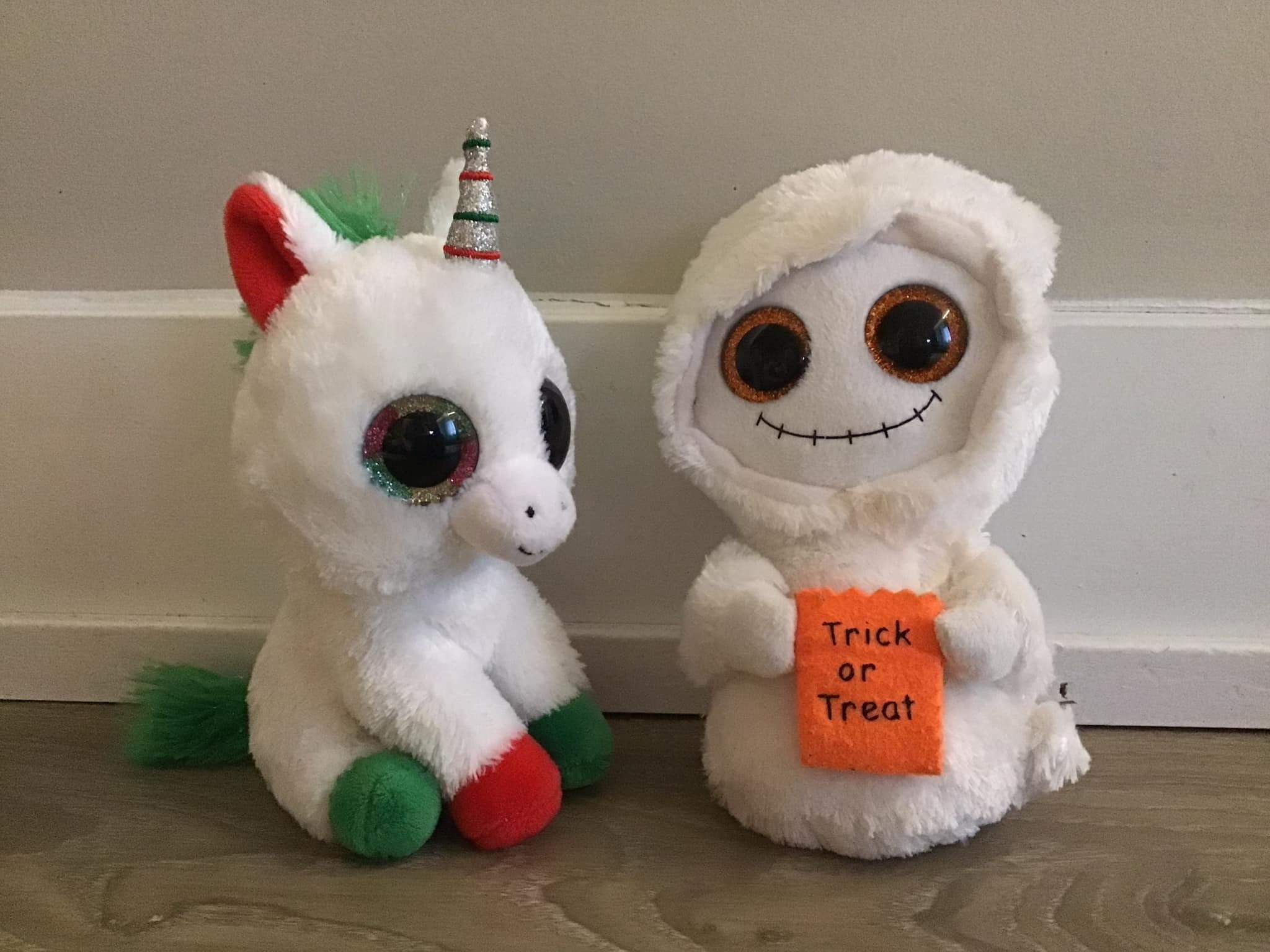 Ty Candy the Unicorn and Mist the Ghost Stuffed Animal Plush Toy 7" - Etsy