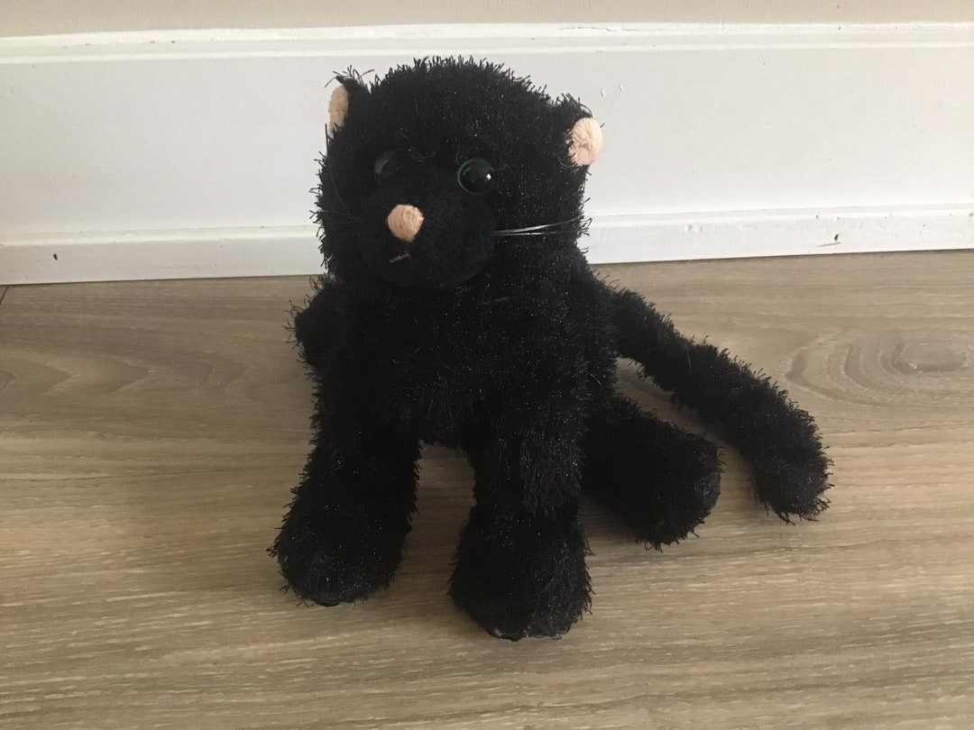 Ganz Webkinz Black Cat Stuffed Animal Plush Toy 7.5" - Etsy