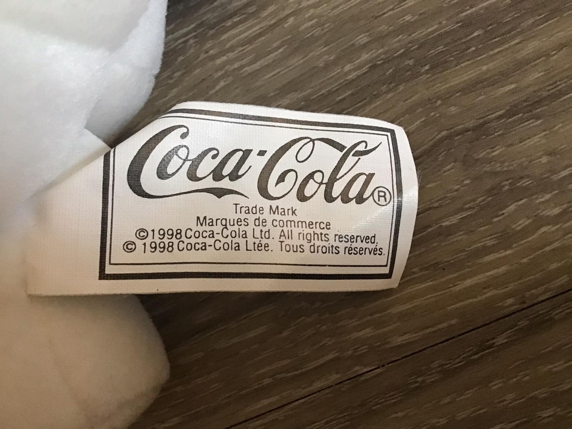 Vintage Manchu Wok Coca Cola Mascot Polar Bear Stuffed Animal Plush Toy ...