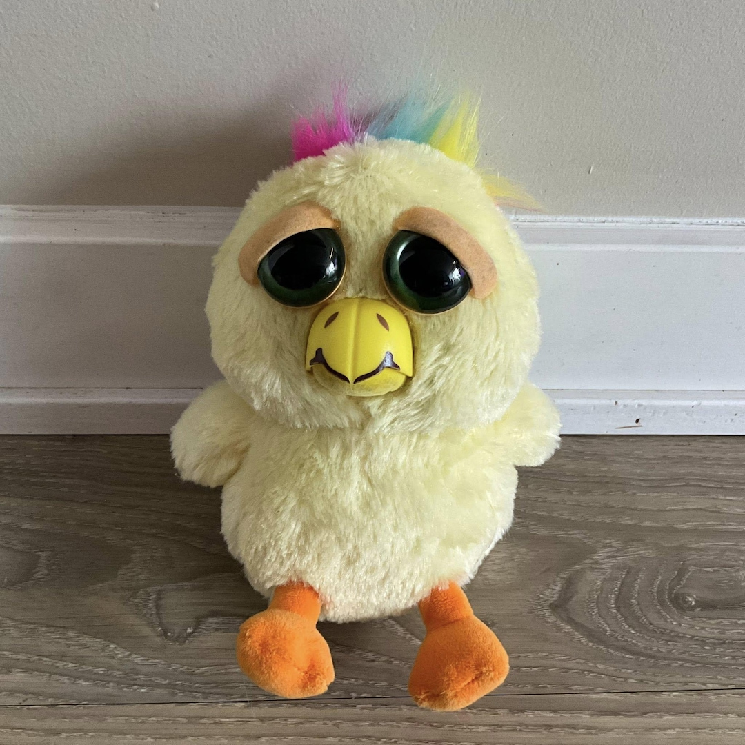 8” Feisty Pets Treacherous Travis Chick Face Changing Plush Sweet to ...