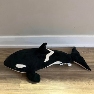 Realistic Orca Stuffed Animal Plush Toy 24.5" - Etsy