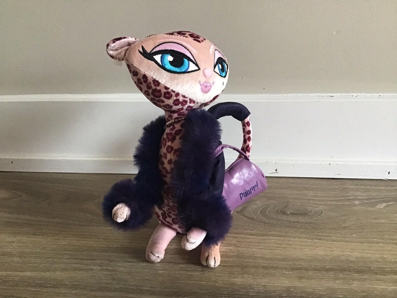 Bratz Petz Plush Leopard Print Cat With Purple Jacket and Purse - Etsy ...