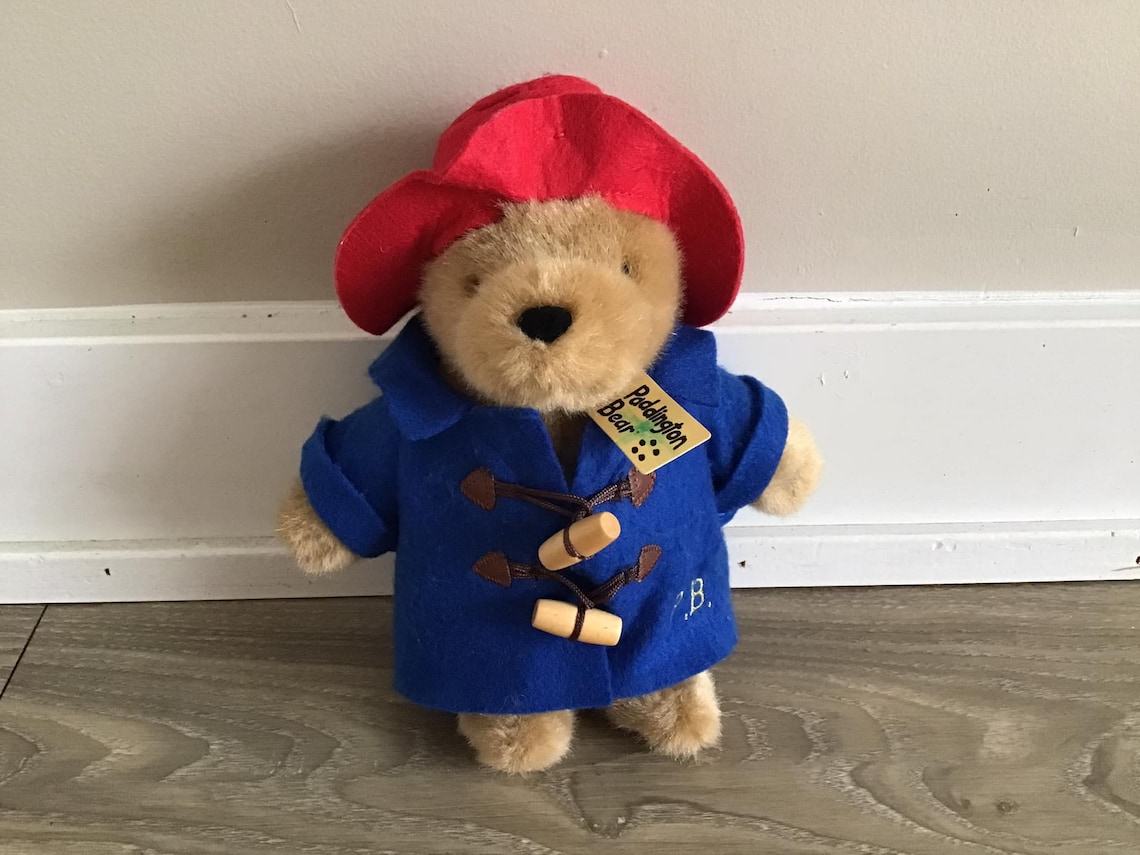 Paddington Bear Stuffed Animal Plush Toy 9.5 - Etsy