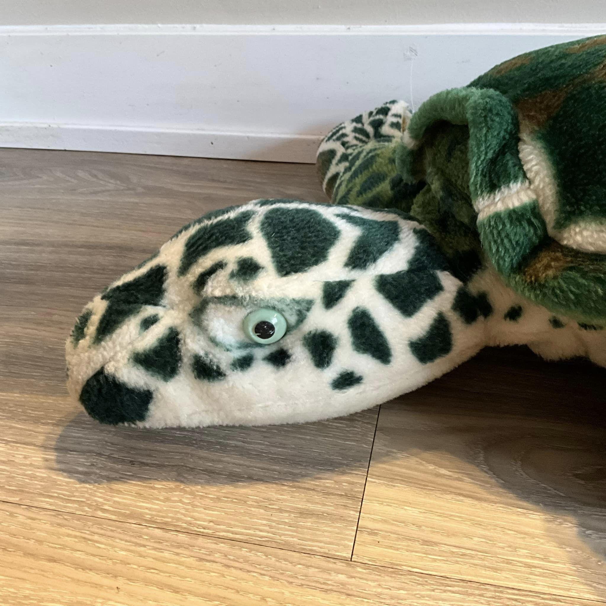 Melissa and Doug Realistic Green Sea Turtle Stuffed Animal Plush Toy 28 ...