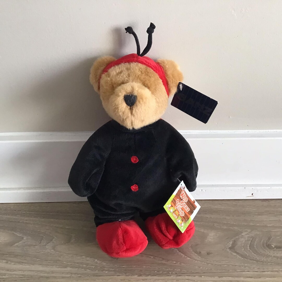 GANZ Teddy Bear LADYBUG Plush - Etsy