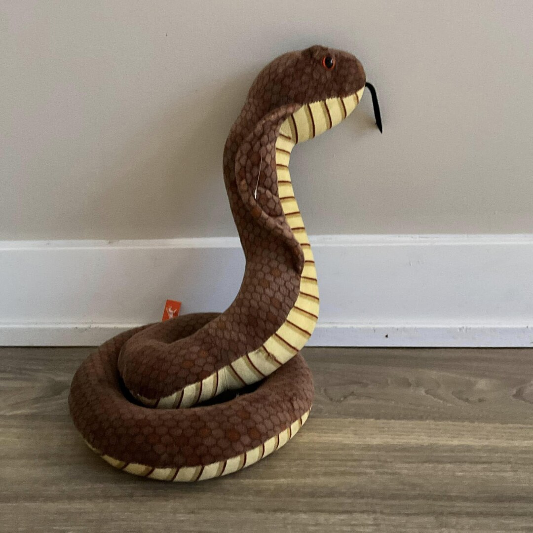 Wild Republic Coiled Charmer King Cobra Snake Plush Stuffed Toy - Etsy