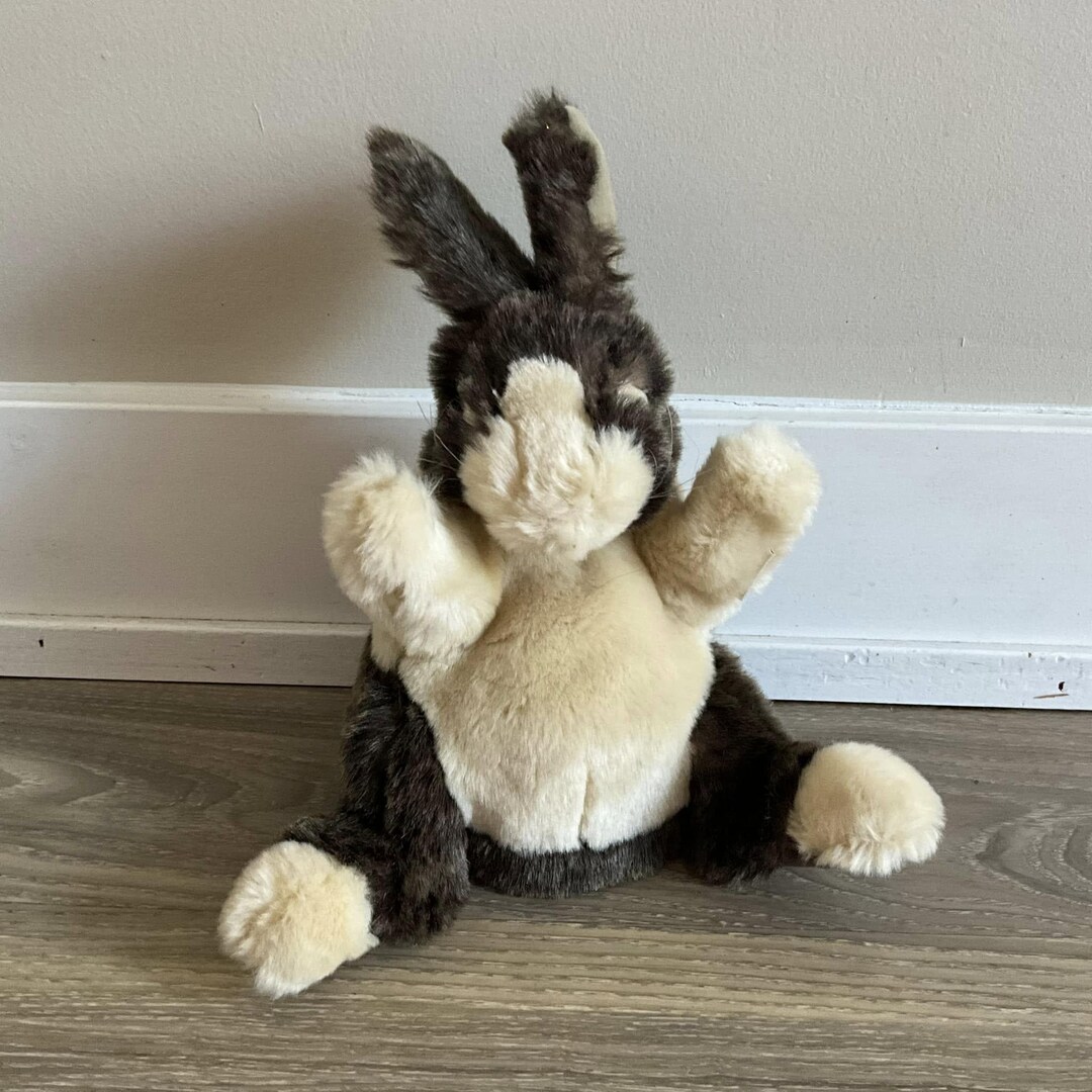 Folkmanis Baby Dutch Bunny Rabbit Full Body Hand Puppet Plush - Etsy