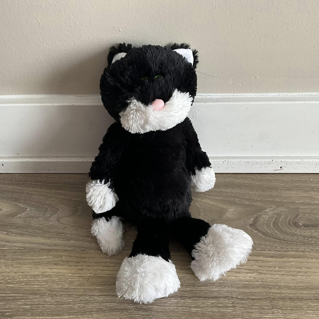 Ty Bessie the Black and White Cat Stuffed Animal Plush Toy 12" - Etsy
