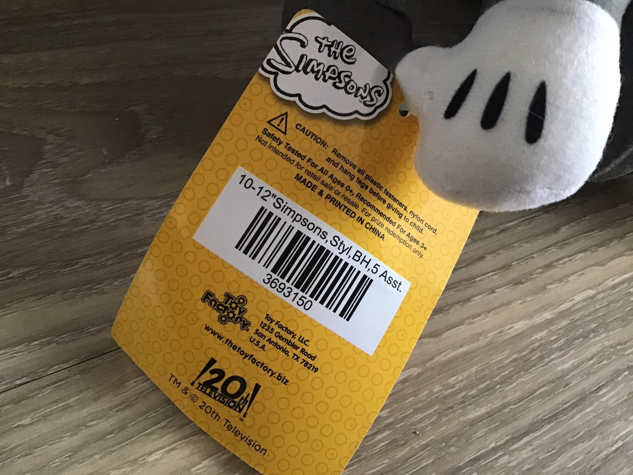 The Simpsons Scratchy the Cat Gray Stuffed Animal Plush Toy 11.5" - Etsy