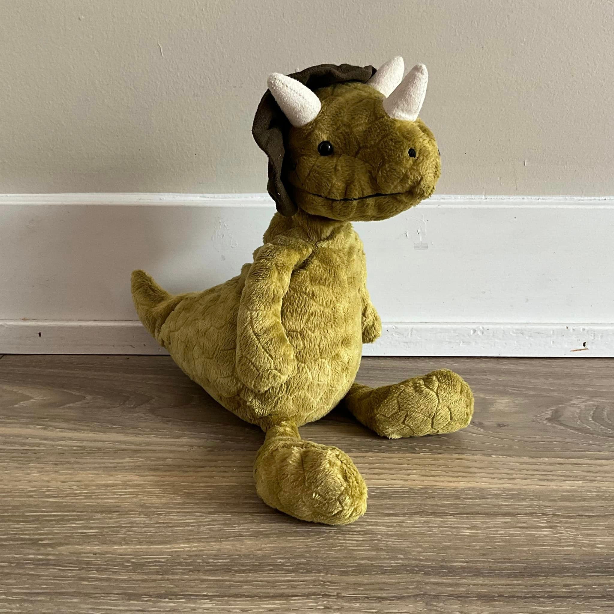 Triceratops Dinosaur Stuffed Animal Plush Toy 10" - Etsy