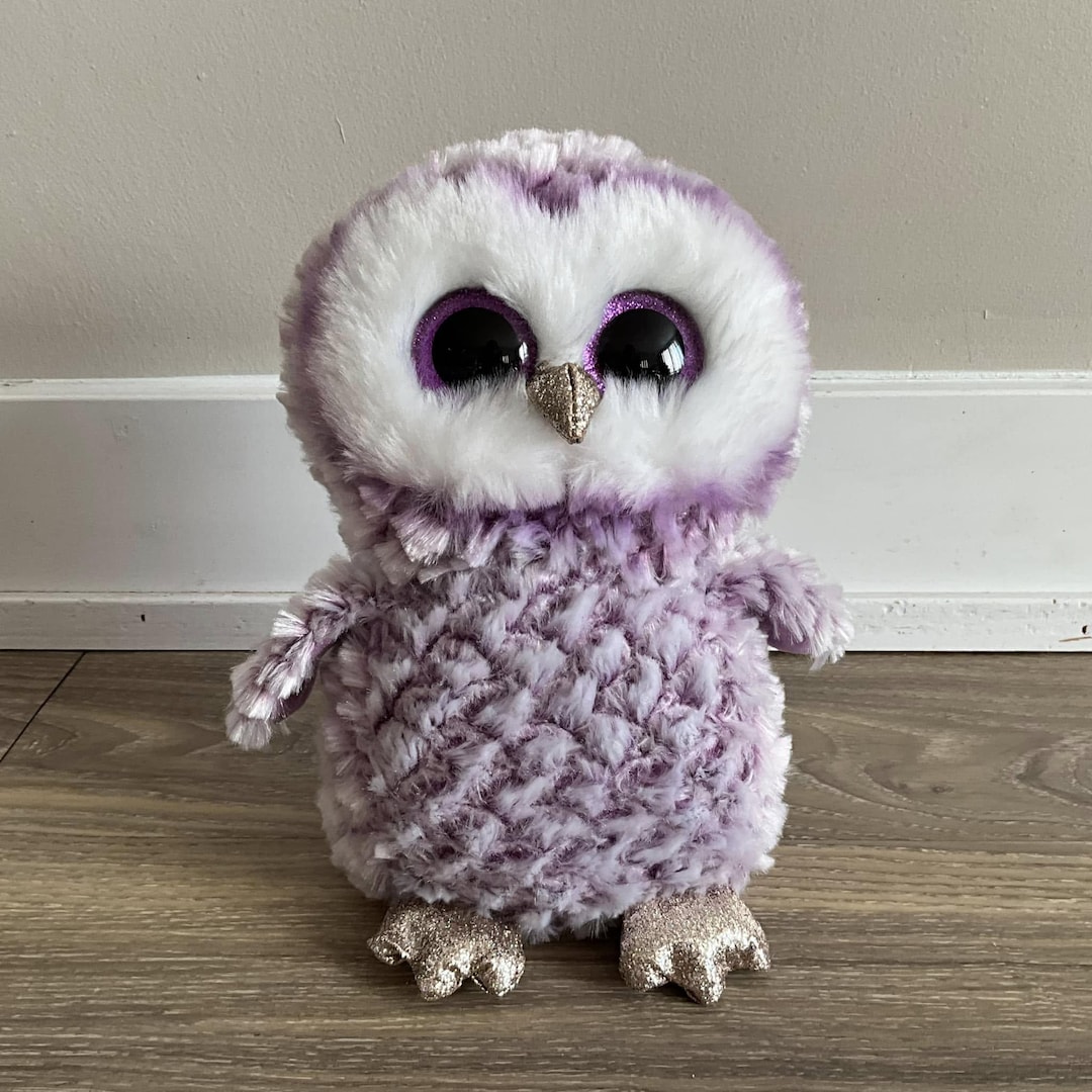 Ty Beanie Boos Moonlight the Owl Stuffed Animal Plush Toy - Etsy