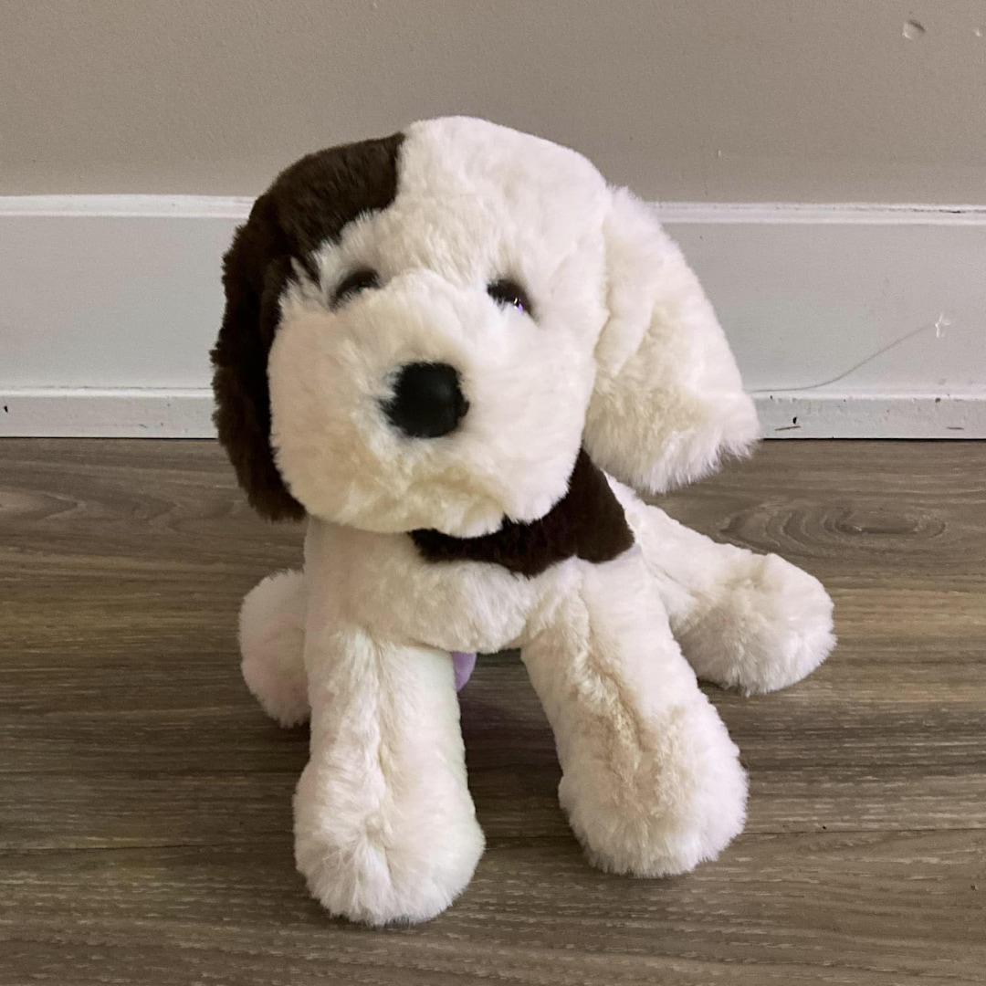 Douglas White and Brown Puppy Dog Stuffed Animal Plush Toy 11" - Etsy