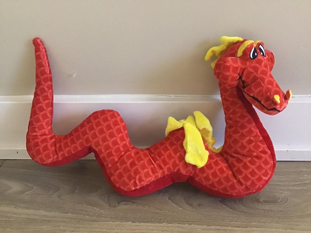 Toyco Red Dragon Stuffed Animal Plush Toy 16" - Etsy