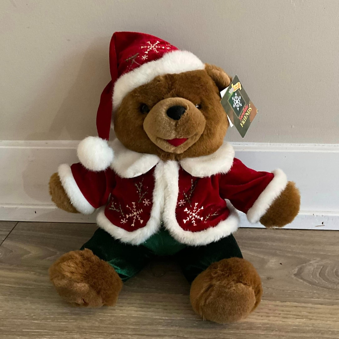2004 Snowflake Friends Teddy Bear Stuffed Animal Plush Toy 14" - Etsy