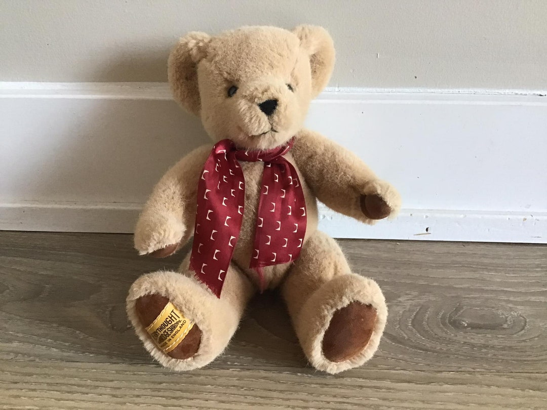 Merrythought Mohair Teddy Bear Iron Bridge Stuffed Animal Plush Toy 10 ...