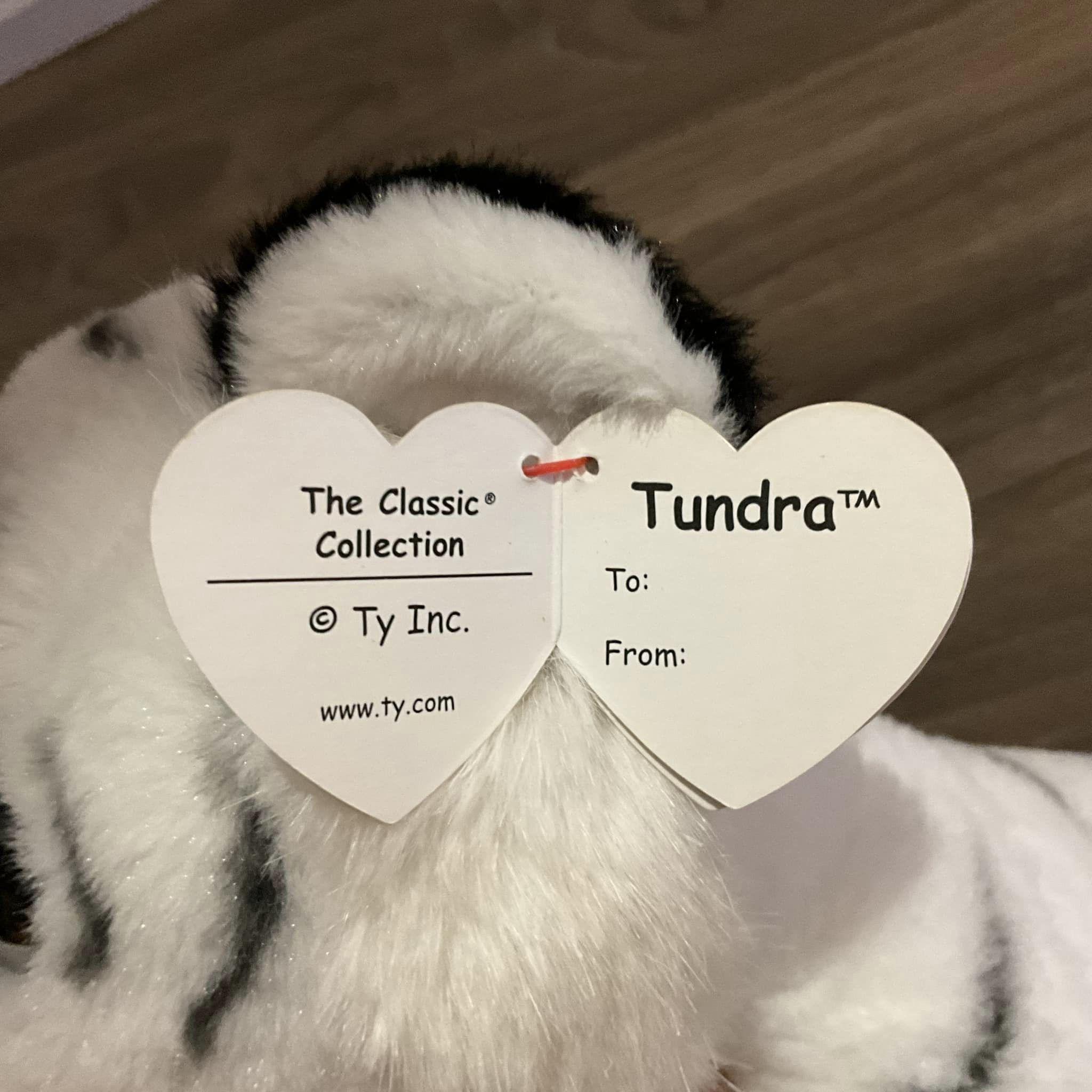 Ty Classic Collection Tundra the Tiger Stuffed Animal Plush Toy 10.5 ...