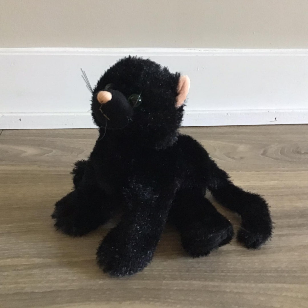 Ganz Webkinz Black Cat Stuffed Animal Plush Toy 8" - Etsy