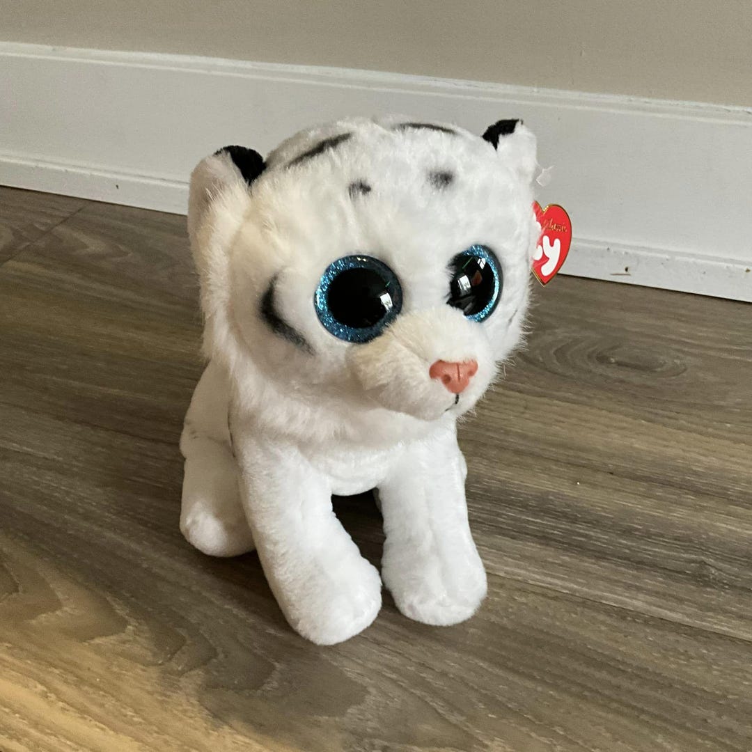 TY Classic Plush - TUNDRA the White Tiger (9" Medium) Stuffed Animal Toy - Etsy
