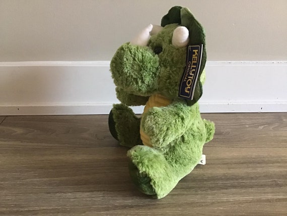 Kelly Toys Triceratops Stuffed Animal Plush Toy 10 Etsy UK