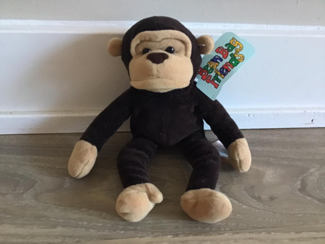 Bean Bag Friends Monkey Stuffed Animal Plush Toy 9.5 - Etsy