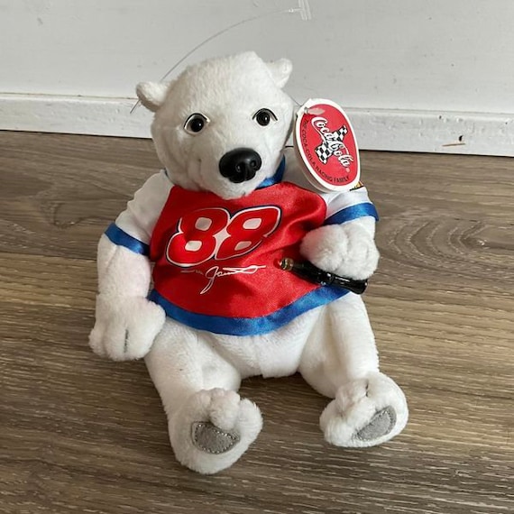 Coca Cola Red Racing Polar Bear Stuffed Animal Plush Toy 5.5 Etsy UK