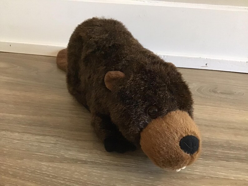 Realistic Beaver Stuffed Animal Plush Toy 14.5 - Etsy