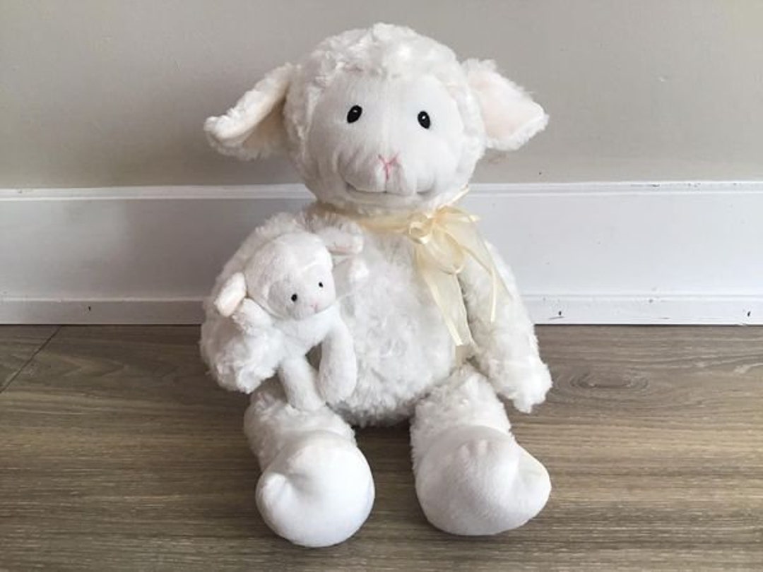 Cute Mama Lamb and Baby Lamb Stuffed Animal Plush Toy 11" - Etsy