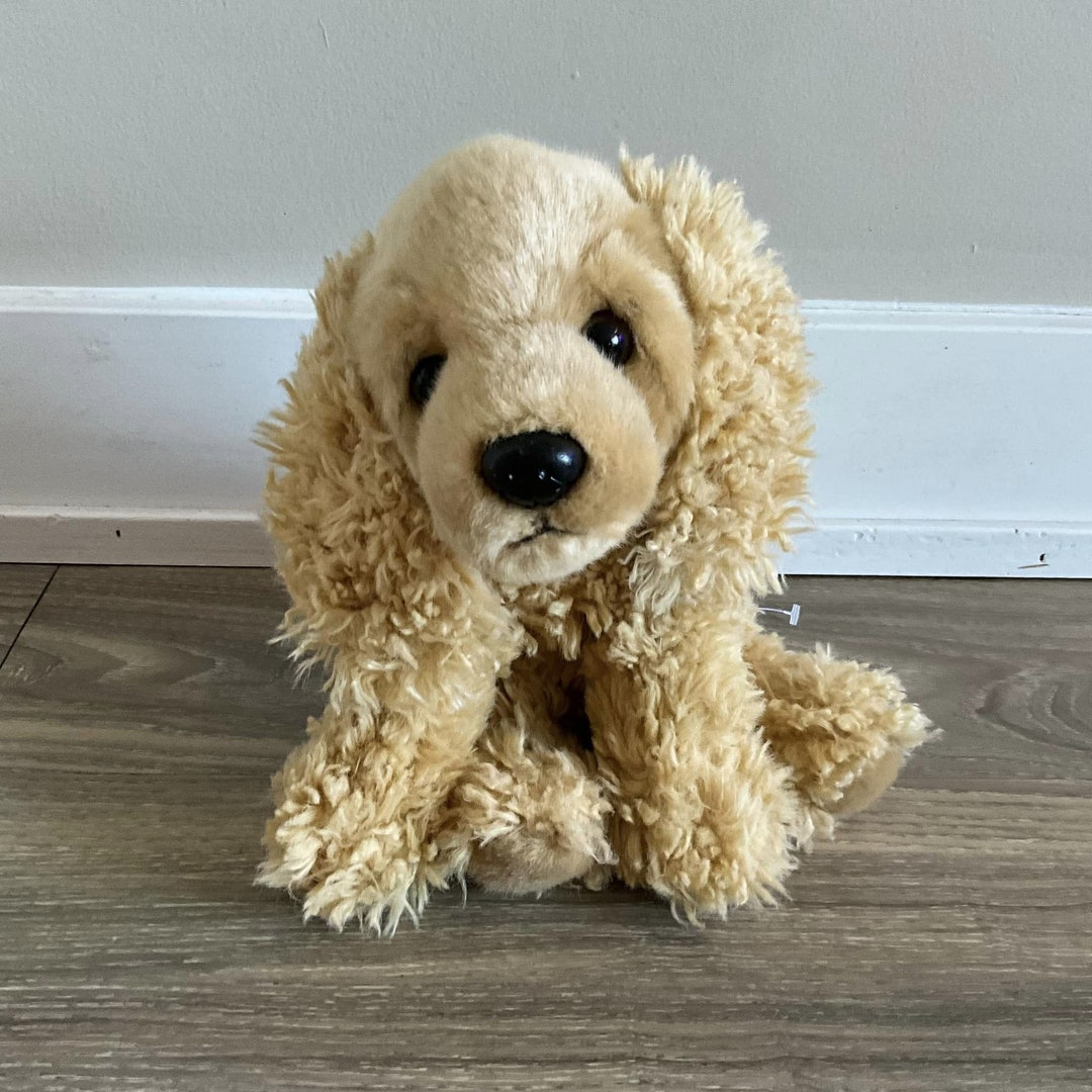Ganz Realistic Golden Retriever Plush Toy, 11" - Etsy